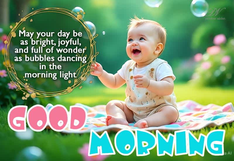 Good Morning - May your day be as bright, joyful and full of wonder as ...