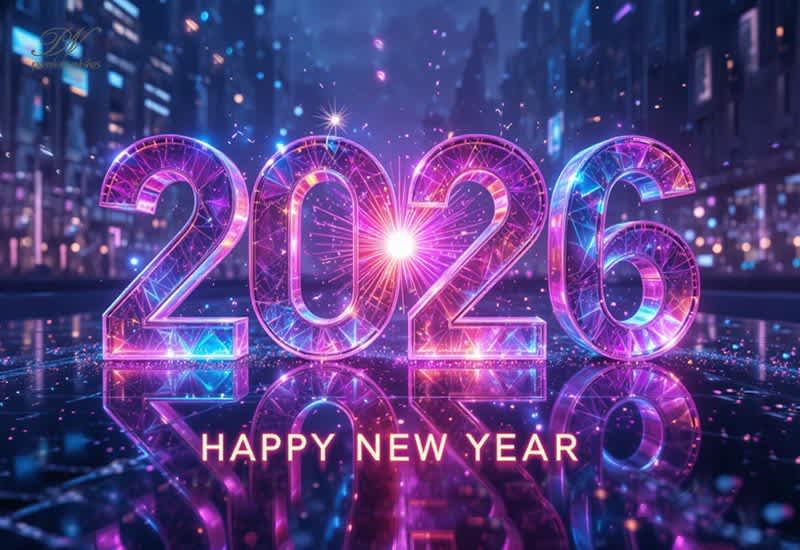 Happy New Year 2026 A Bright Step Into the Future - Premium Wishes