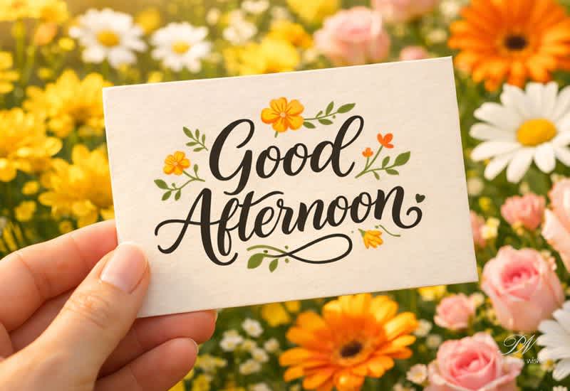 Good Afternoon Wishes – Relax and Recharge Greetings | Premium Wishes